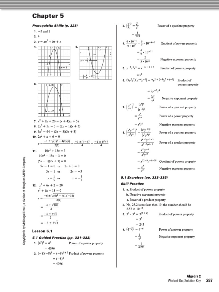 Aat Solutions - Ch05 | PDF | Factorization | Polynomial