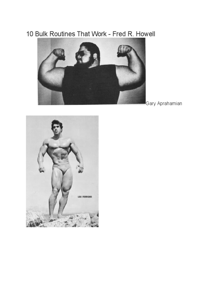 10 Bulk Routines That Work | PDF | Breathing | Recreation