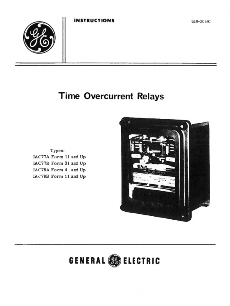 Manual Relé GE | PDF | Relay | Transformer
