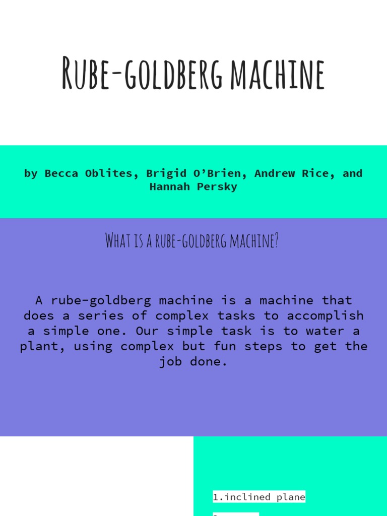 Rube-Goldberg Machines | PDF | Kinetic Energy | Velocity