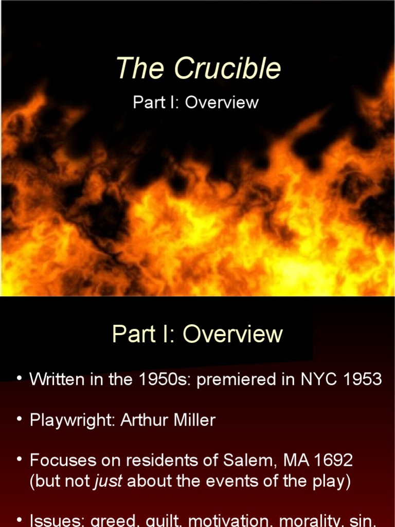 The Crucible Introduction | PDF | Witchcraft
