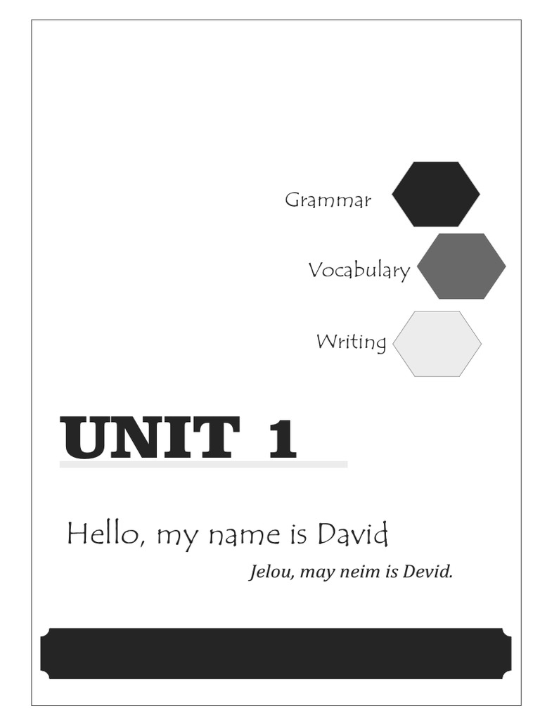 Workbook Unit 1 | PDF | Career & Growth | Language Arts & Discipline