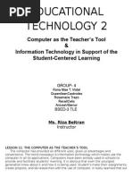 Technology Enhanced Teaching Lessons Exemplars | PDF | Teaching Method ...
