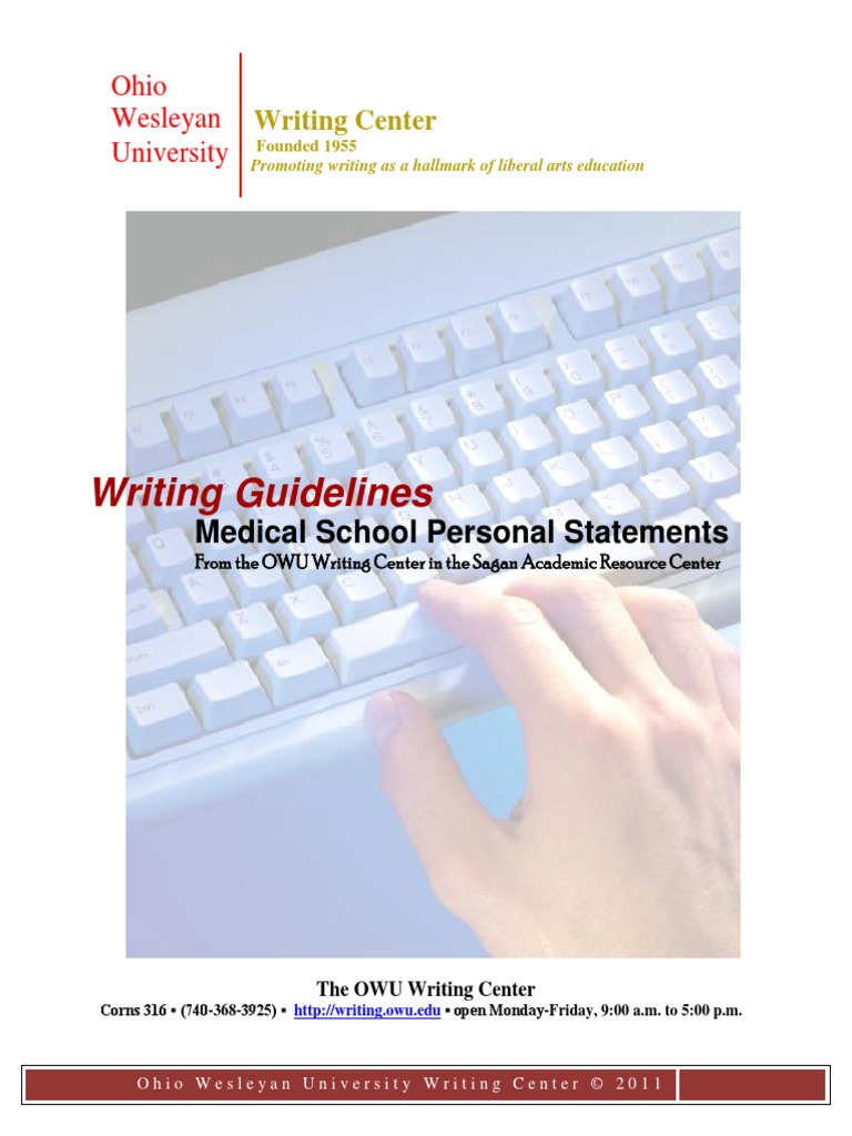 Medical School Guidelines and Sample Essays | PDF | Medical School ...
