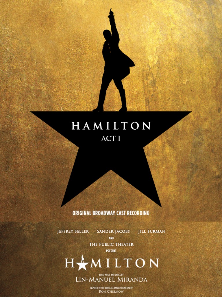 Hamilton (Original Broadway Cast Recording) - Act I Booklet (Hi-Res ...