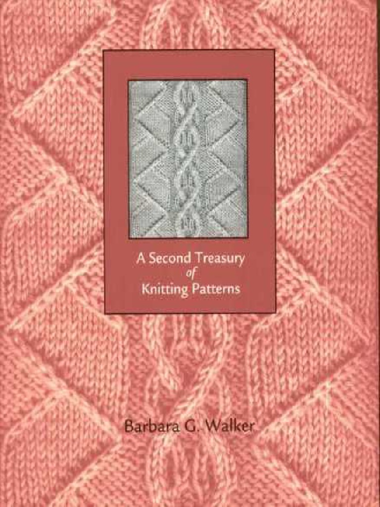(Libri) (Knitting) A Second Treasury of Knitting Patterns | PDF