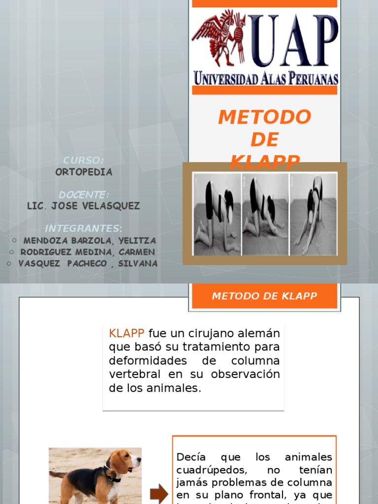 Metodo de Klapp | Términos anatómicos de ubicación | Sistema ...