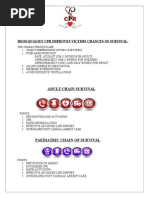 Summary of High-Quality CPR Components For BLS Providers: Component ...