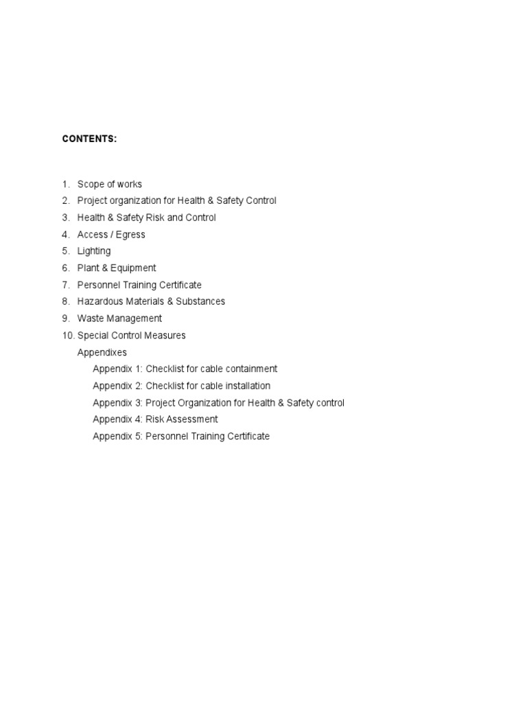 Method Statement For Mock-Up Installation | PDF | Personal Protective ...