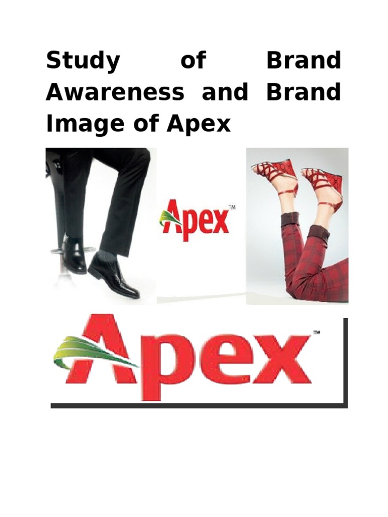 Apex Footwear Brand Awareness Study | PDF | Brand | Recall (Memory)