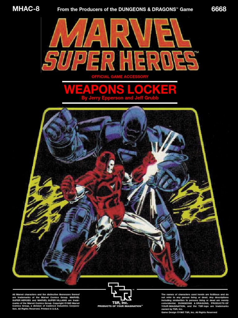 Marvel Super Heroes - Weapons Locker | PDF | Armed Conflict | Science