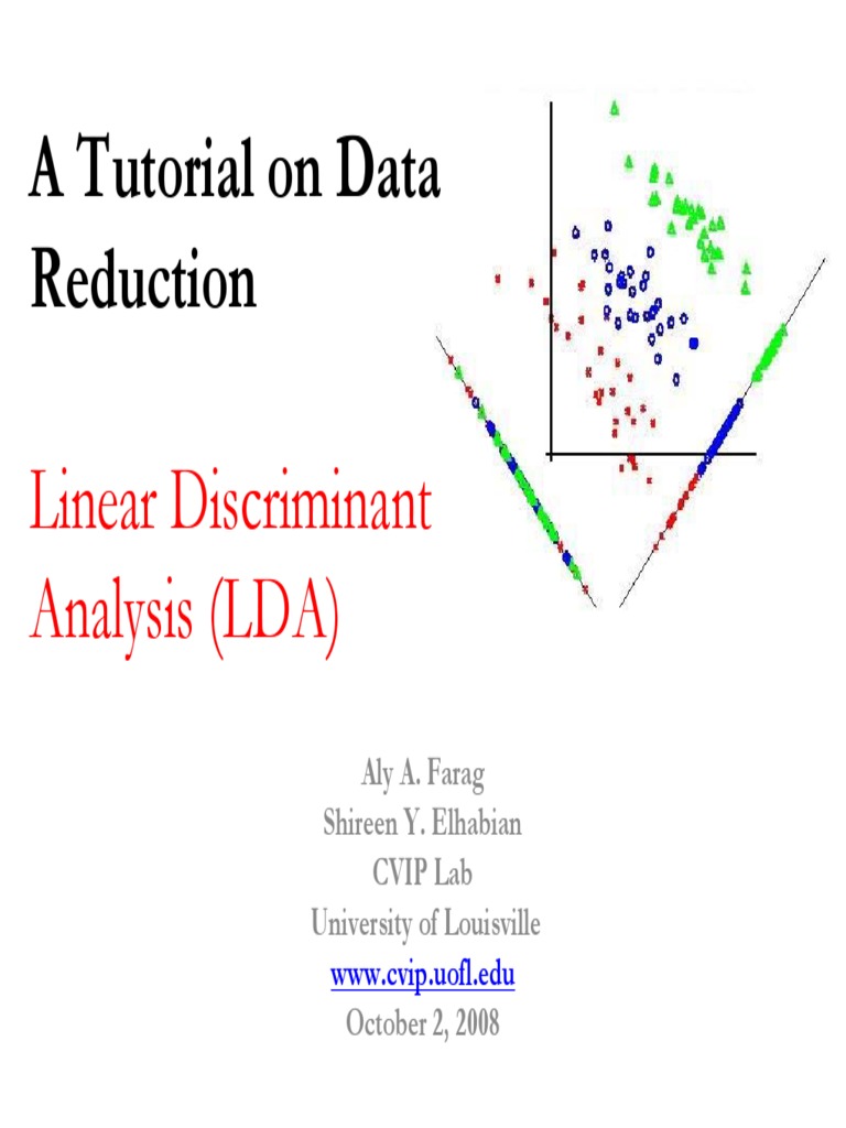 LDA Tutorial | PDF | Principal Component Analysis | Eigenvalues And Eigenvectors