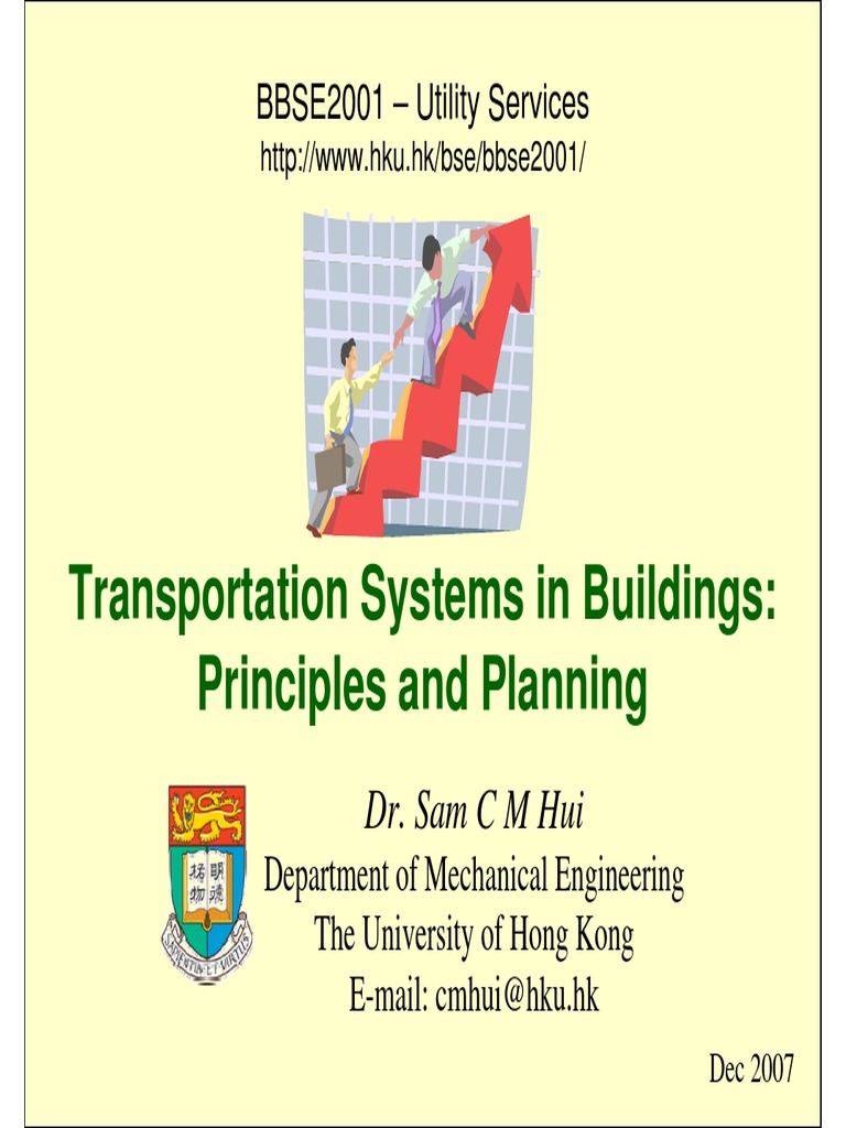 Transportation System in Building 2007 | PDF | Escalator | Elevator