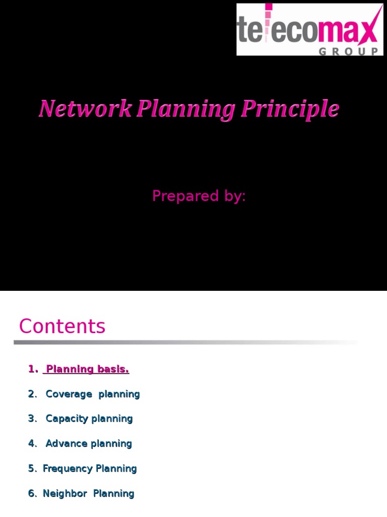 Network Planning | PDF | Radio Propagation | Cellular Network