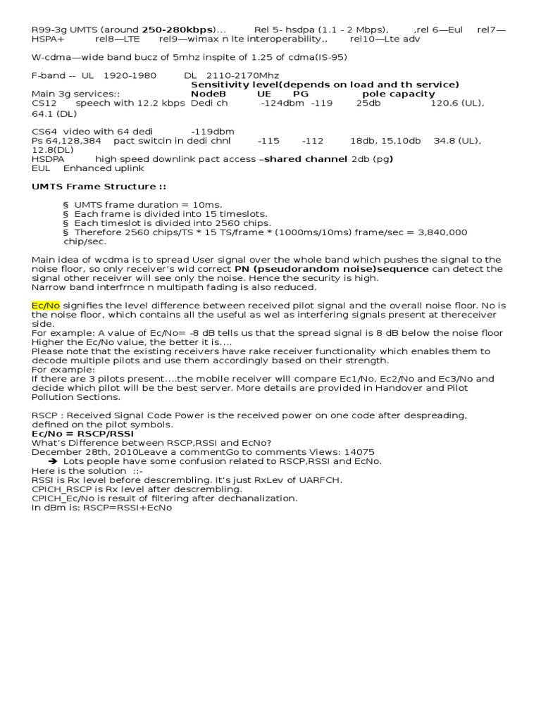 3G | PDF | High Speed Packet Access | Scheduling (Computing)