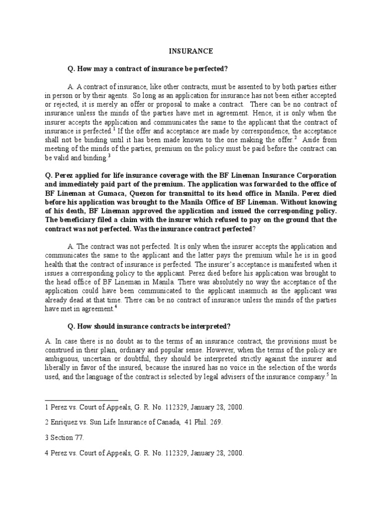 Insurance Reviewer | PDF | Insurance | Subrogation