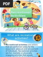 Active and Passive Recreational Activities | PDF | Physical Fitness ...