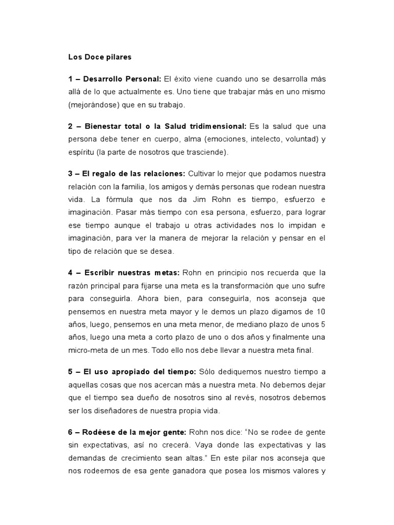 Los Doce Pilares | PDF | Alma | Cognición