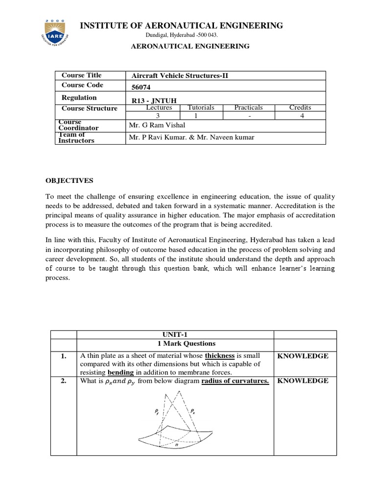 AVS-II Qtn Bank | Bending | Beam (Structure)