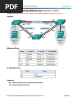6.4.2 Lab - Implement Etherchannel | PDF | Network Architecture | Computer Mediated Communication