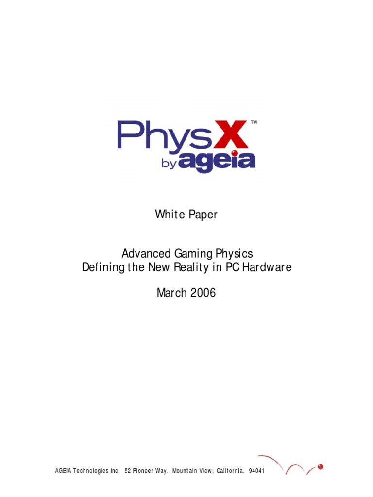 AdvancAdvanced Gaming Physics | PDF | Graphics Processing Unit | Multi ...
