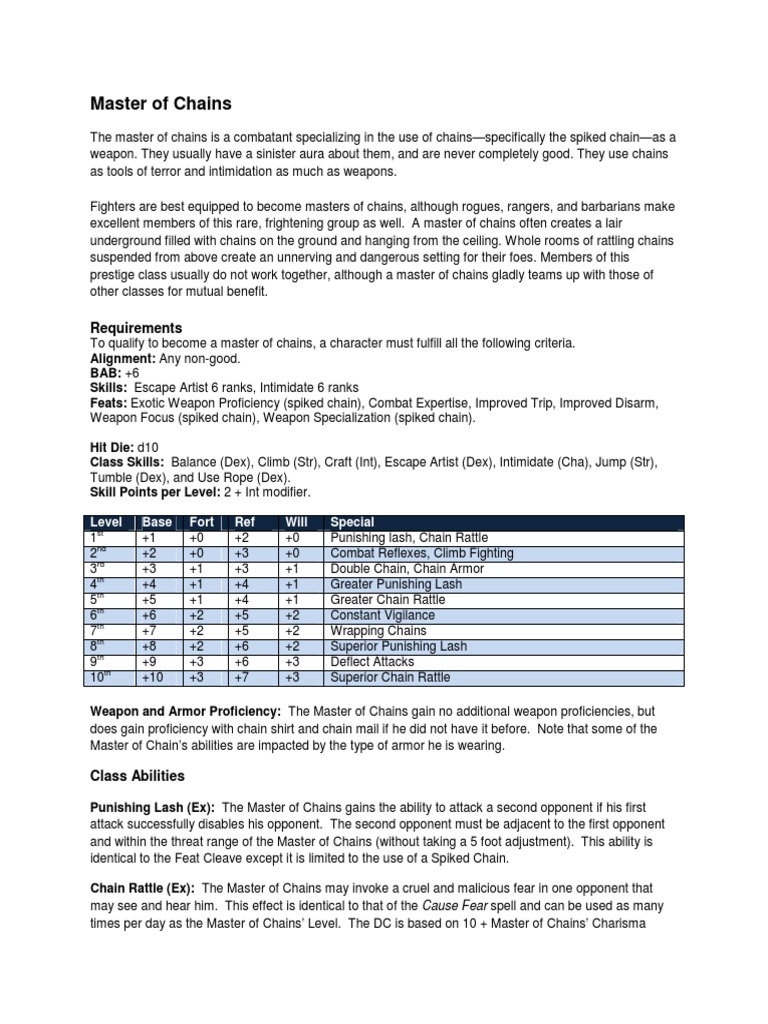 Master of Chains | PDF | Unrest | Leisure