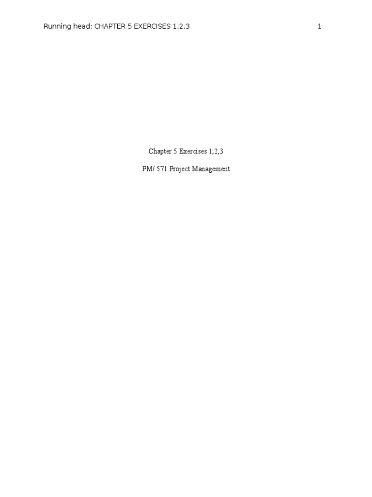 Chapter 5 Exercises Pdf Computing And Information Technology Business