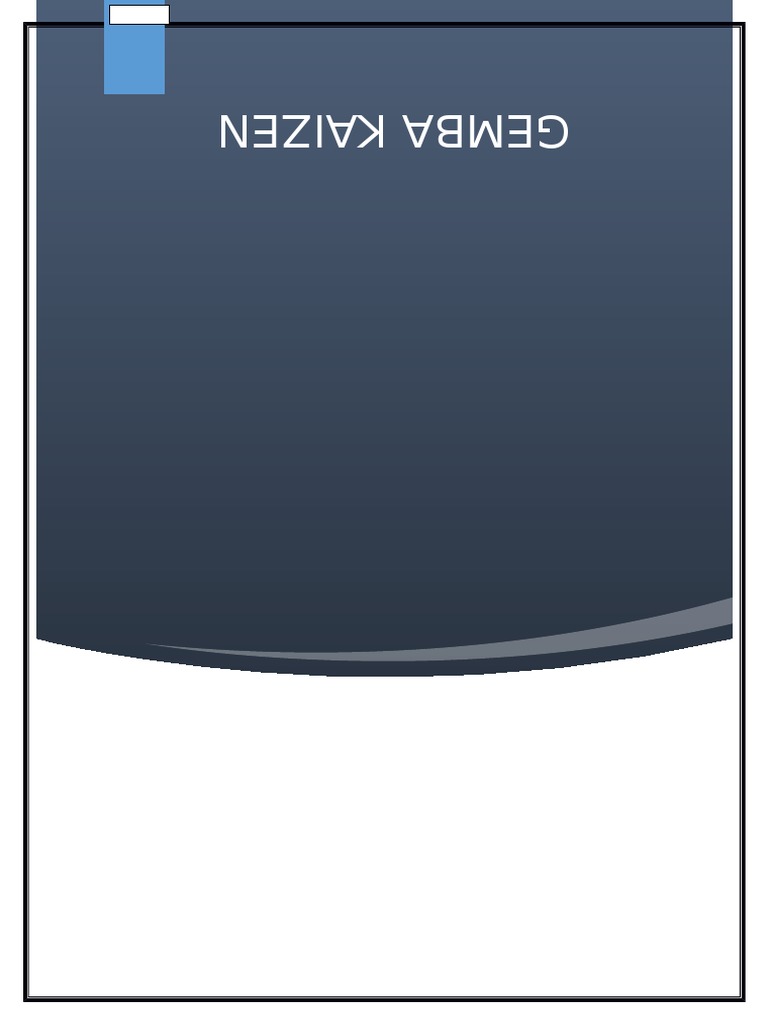 Gemba Kaizen | PDF | Planificación | Calidad (comercial)