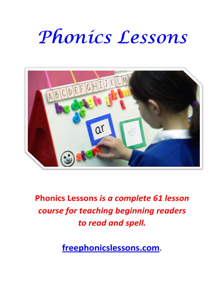 Phonics Lessons - A Complete 61 Lessons Course For Teaching Beginning ...