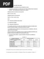 Cálculo do IBUTG: Fórmulas e Exemplos | PDF | Umidade | Termômetro