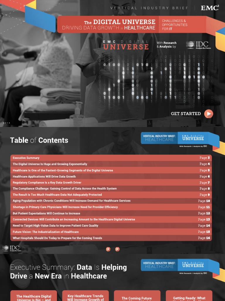 Digital Universe Healthcare Vertical Report Ar | PDF | Primary Care ...