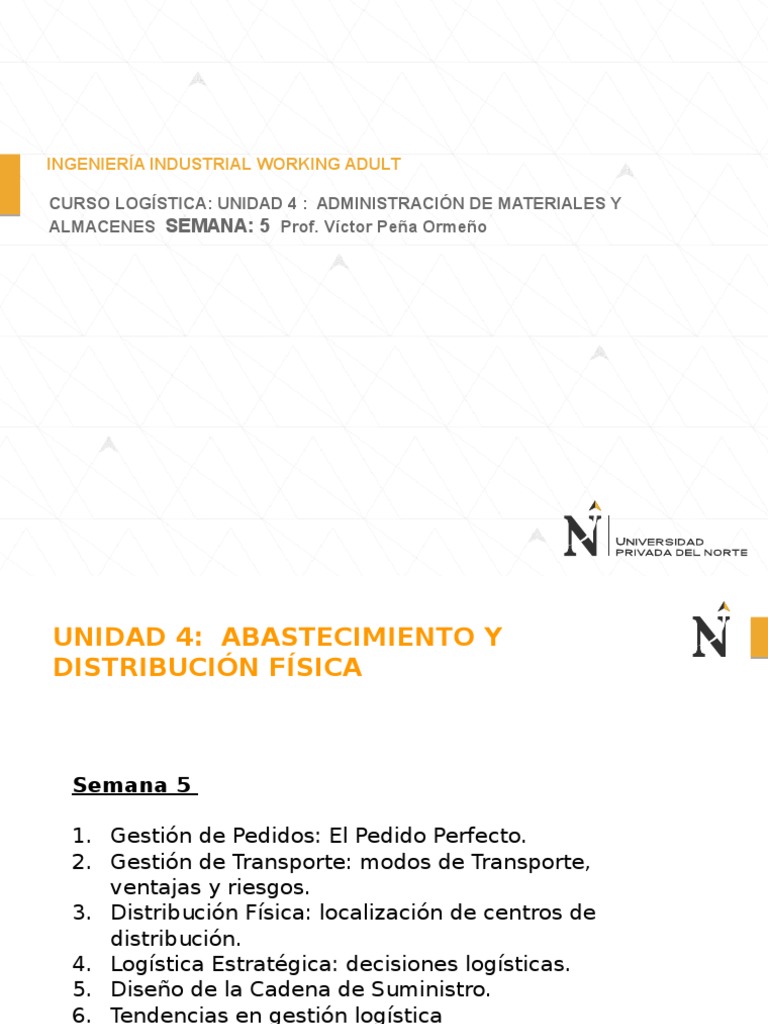 Logística: Gestión de Materiales y Transporte | PDF | Distribución ...