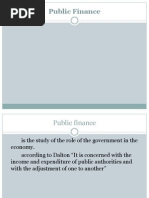 Introduction To Public Finance | PDF | Public Finance | Taxes