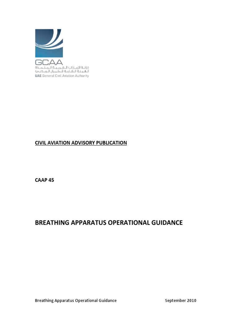 Caap 45 Breathing Apparatus Operational Guidance | PDF | Firefighter ...