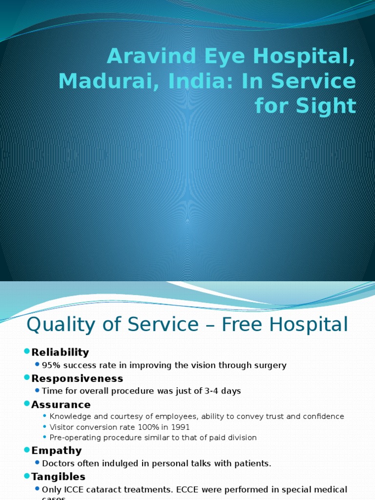 Aravind Eye Hospital, Madurai, India | Hospital | Patient