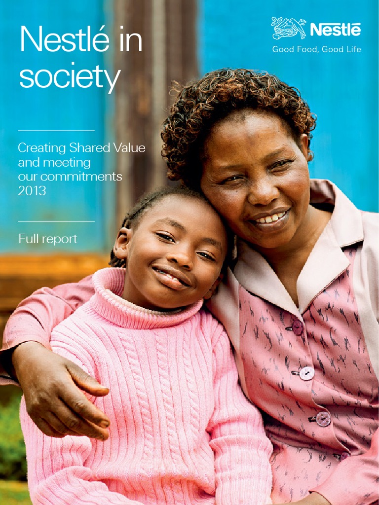 Nestle CSV Full Report 2013 en | PDF | Nestlé | Sustainability