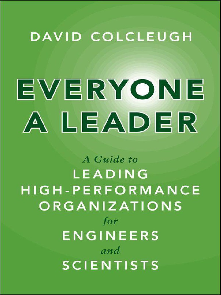 Everyone A Leader - A Guide To L - David Colcleugh | PDF | Competence ...