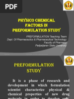 Preformulation Studies MCQs | PDF