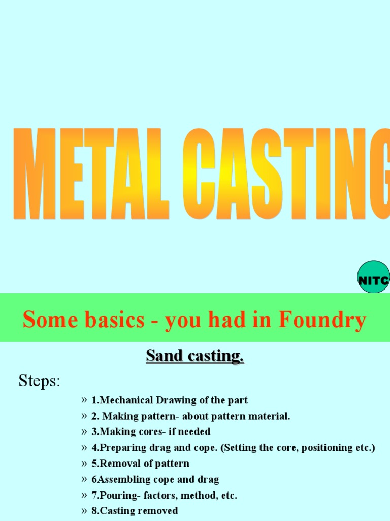 Introduction To Casting Defects | PDF | Casting (Metalworking) | Foundry