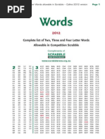 3BLD Letter Pair Memo Scheme | PDF