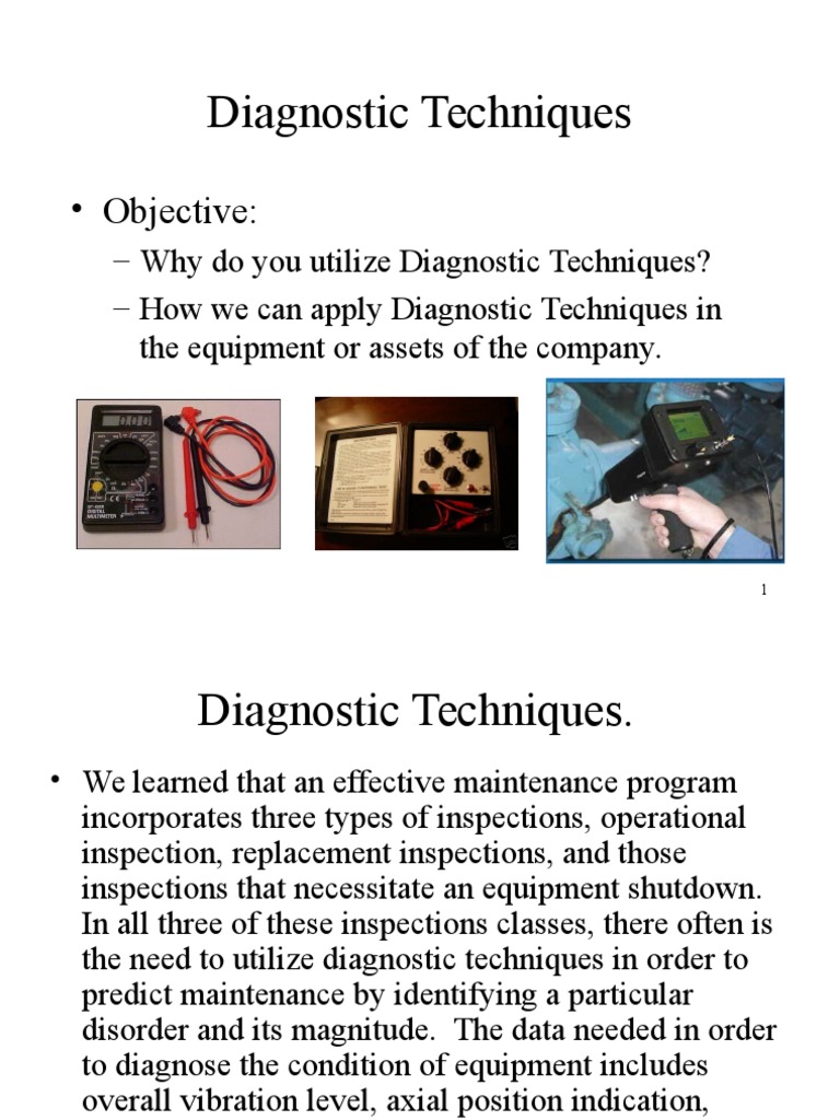 9 Diagnostic Techniques | PDF | Medical Diagnosis | Applied And ...