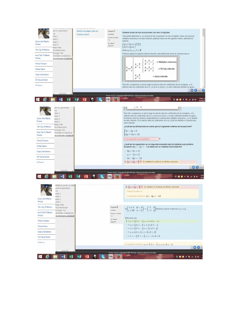 1 Quiz 1 Semana 3 Algebra Lineal | PDF 1 Quiz 1 Semana 3 Algebra Lineal | PDF