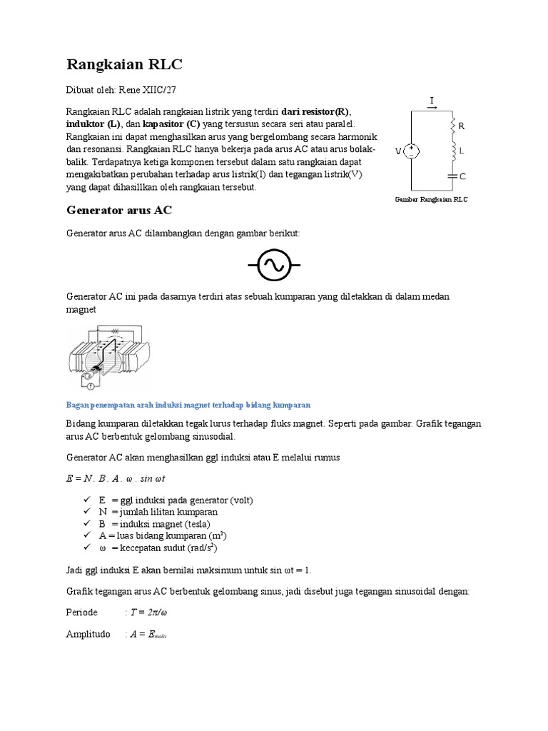 Rangkaian RLC | PDF