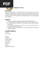 Guidelines and Mechanics of The Spelling Bee Competition | PDF | Spelling | Human Communication
