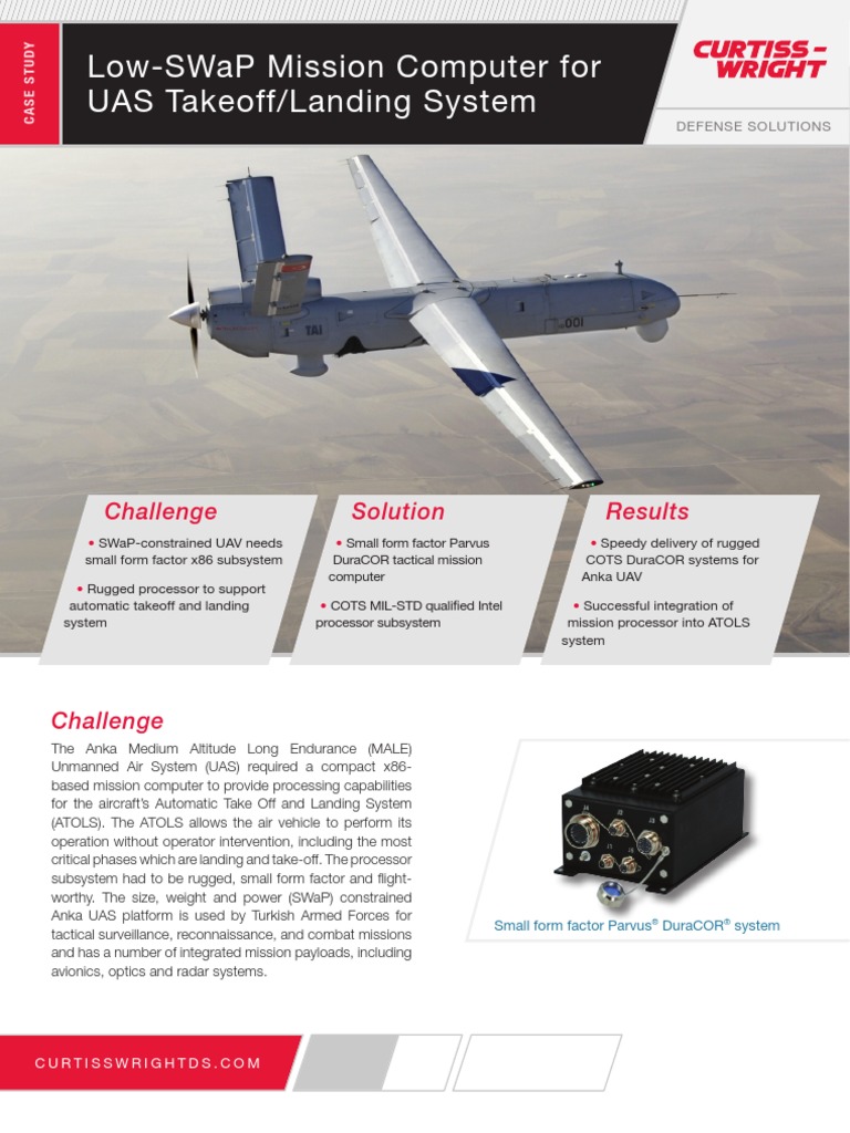 Low SWaP Mission Computer For UAS Takeoff Landing System Case Study ...