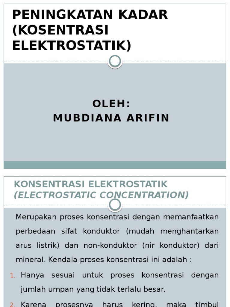 PERTEMUAN 6 (Konsentrasi Elektrostatik) | PDF