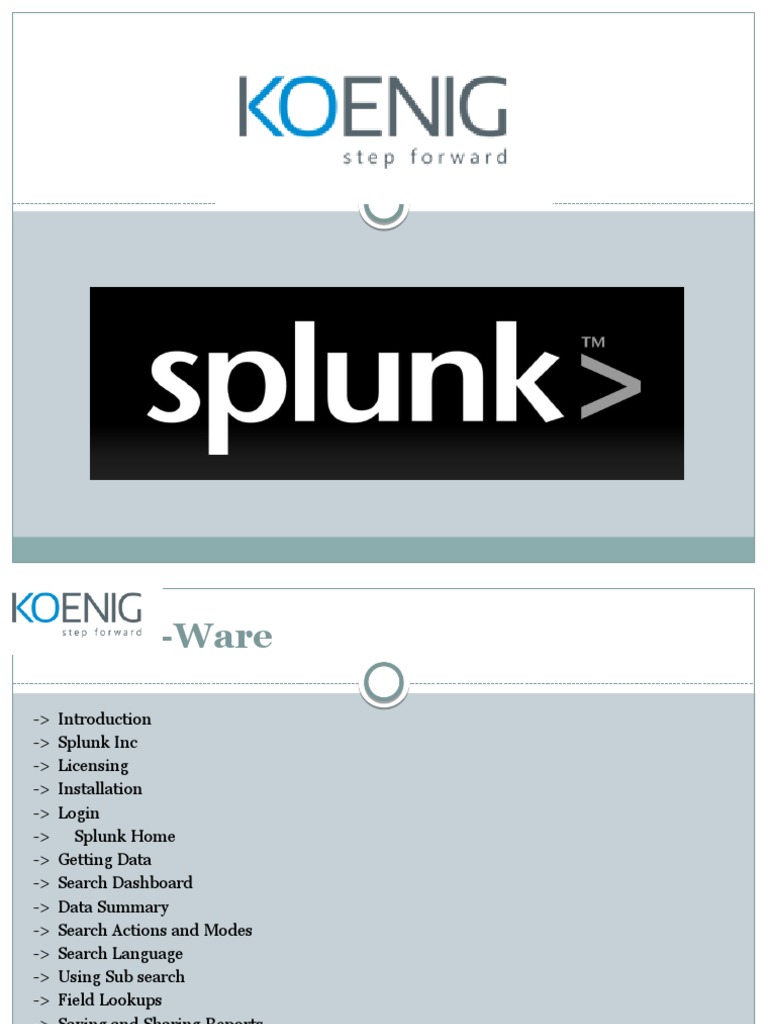 Splunk PPT Satinder Singh Sandhu | PDF | Cloud Computing | World Wide Web