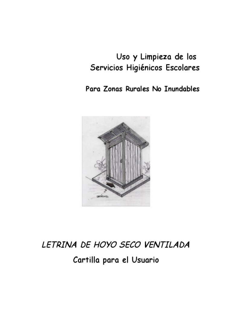 Uso y Mantenimiento de Letrinas Ventiladas | PDF | Letrina | Agua
