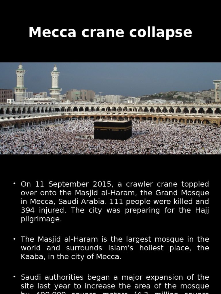 Mecca Crane Collapse | PDF | Disasters | Violence