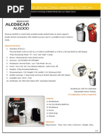 Lion Alcolmeter® 700 User Handbook | PDF | Calibration